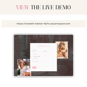 Squarespace Template, Squarespace Makeup Website Template, Squarespace ...