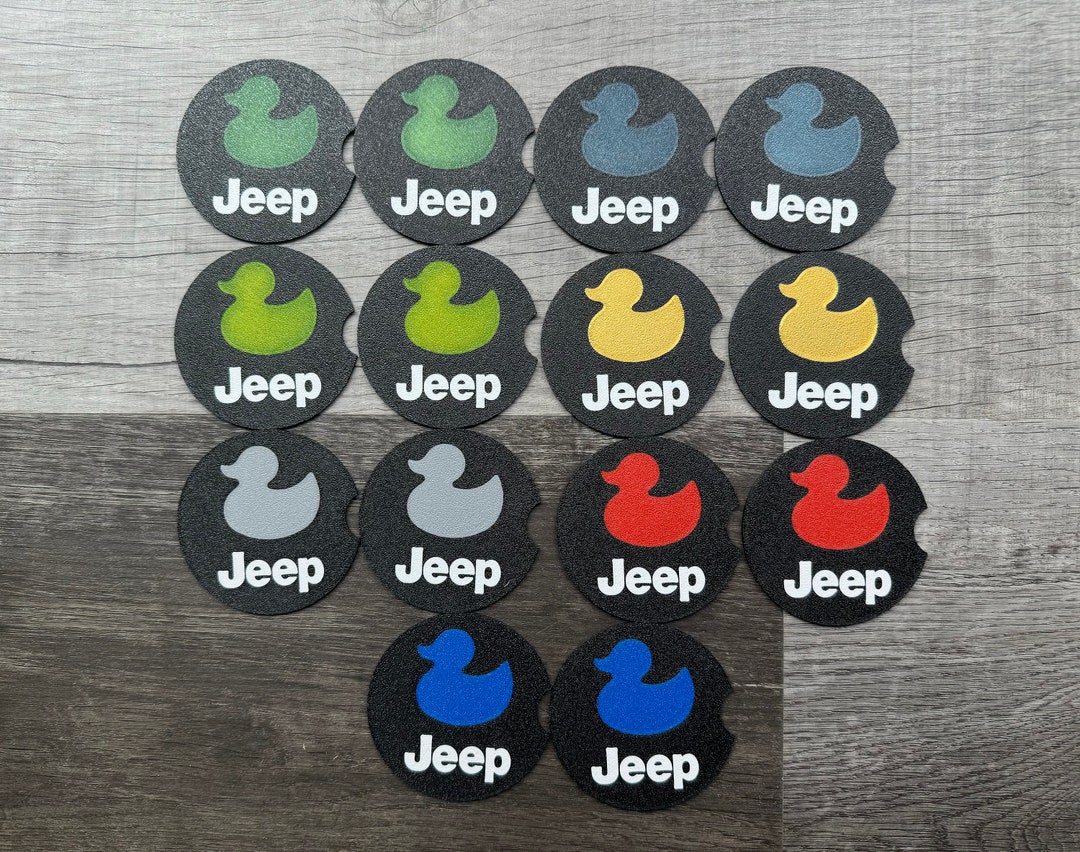 Jeep Car Coaster Glow in the Dark Options - Etsy