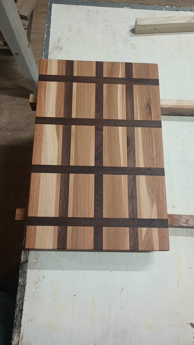 Inlaid Edge Grain Cutting Board - Etsy