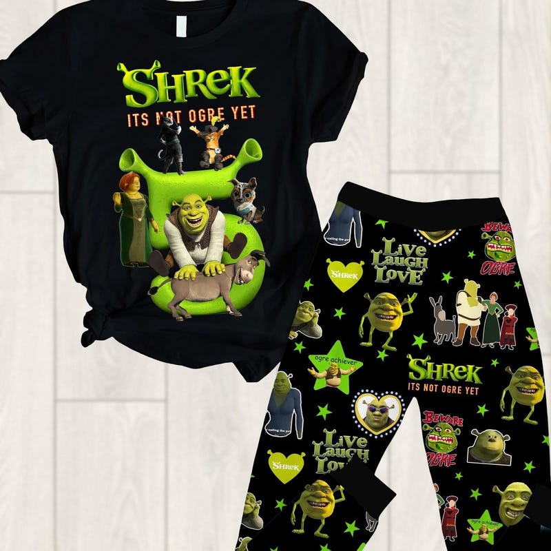 Shrek Pajamas for Women - Etsy UK