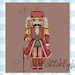Nutcracker Cross Stitch Pattern | Christmas Soldier Embroidery (PDF ...