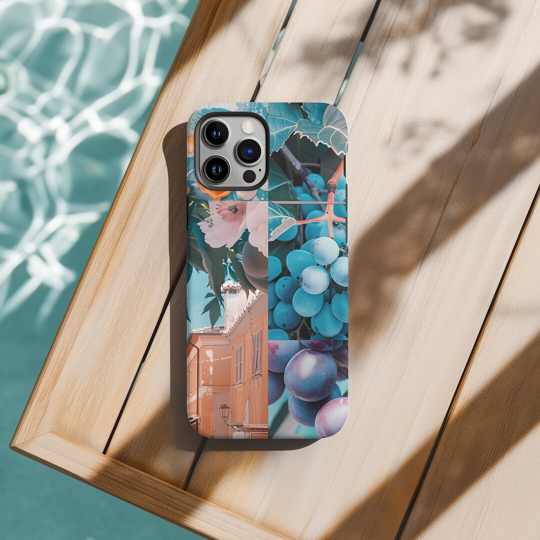 Italy Vibe Phone Case Collage for iPhone 15, Pro Max, 14, 13, 12, 11, X ...