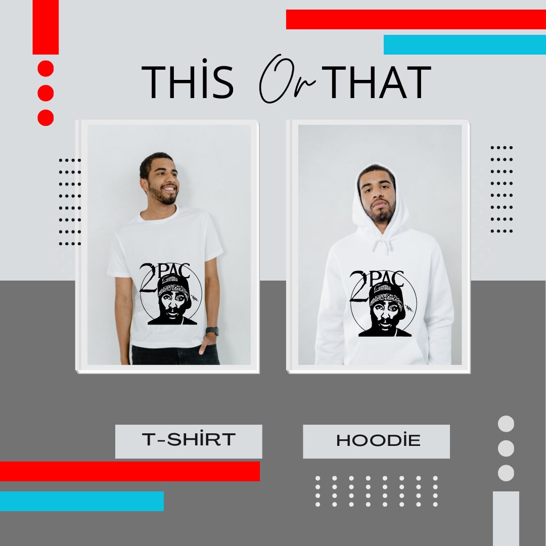 2 Pac Hipp Digital Prints That Can Fit T-shirts, Glasses, Everywhere - Etsy