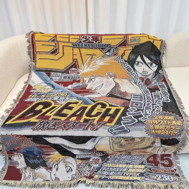 Bleach Anime Woven Tapestry/rug/blanket 2 - Etsy