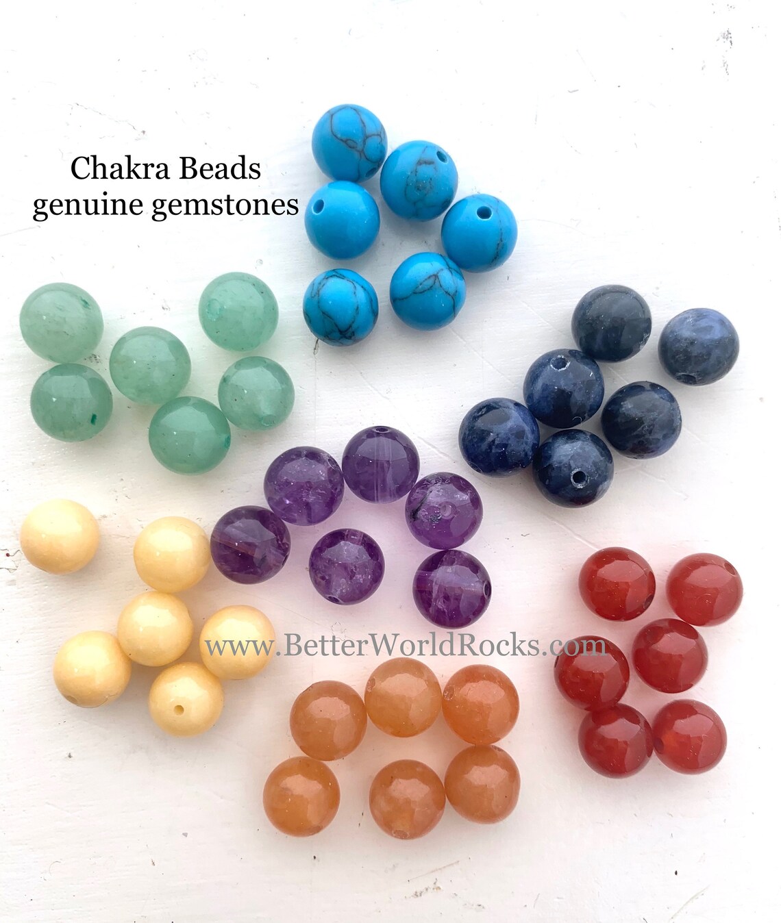 42 Pc. Chakra Crystal Beads 8MM Crystal Beads Genuine Chakra | Etsy