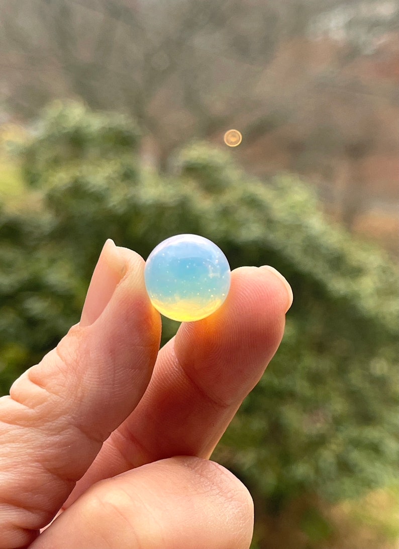 1 Pc. 14mm Opalite Sphere Crystal Ball Opalescent Glass - Etsy