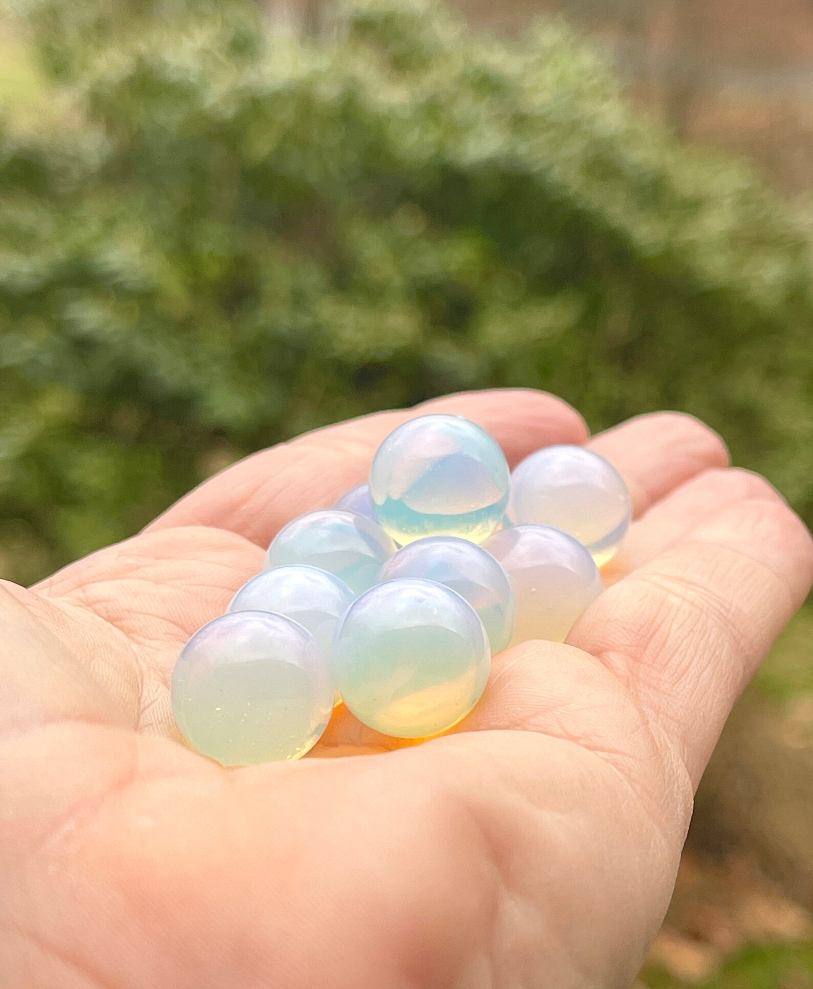 1 Pc. 14mm Opalite Sphere Crystal Ball Opalescent Glass - Etsy