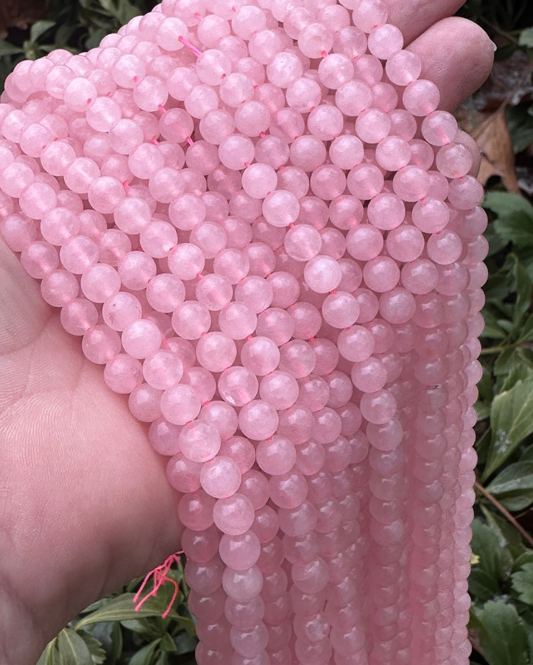 6mm Round Rose Quartz Crystal Beads, Beads for Jewelry, Pink Beads ...