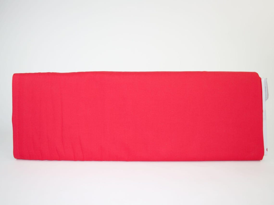 Andover Century Solids in Strawberry, Red Cotton Broadcloth | Quilting ...
