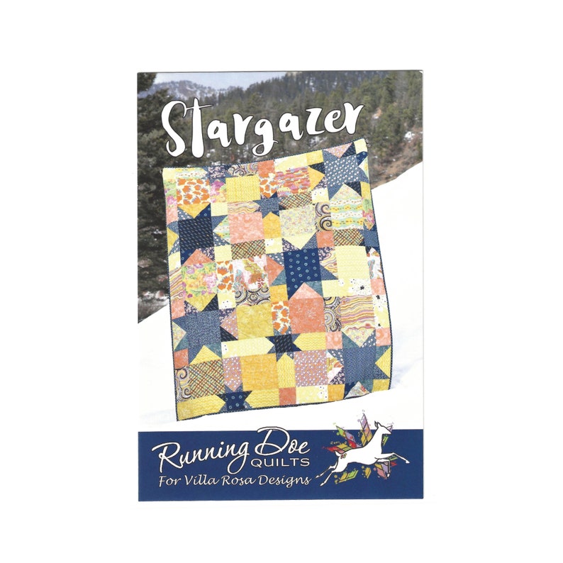 Stargazer Quilt Pattern by Running Doe Quilts for Villa Rosa Designs - Etsy