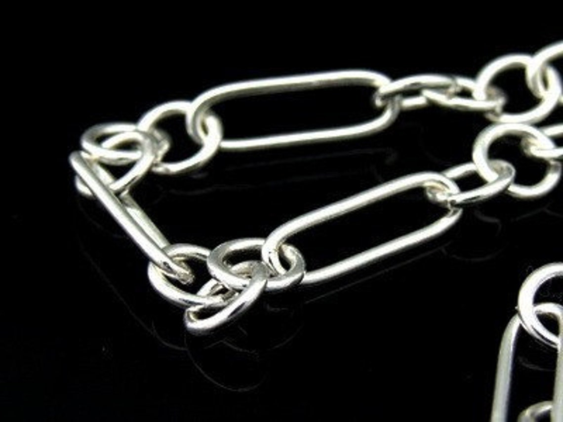 KL-033 Thai Karen Hill Tribe Silver Oval& Round Link Chain 24 - Etsy