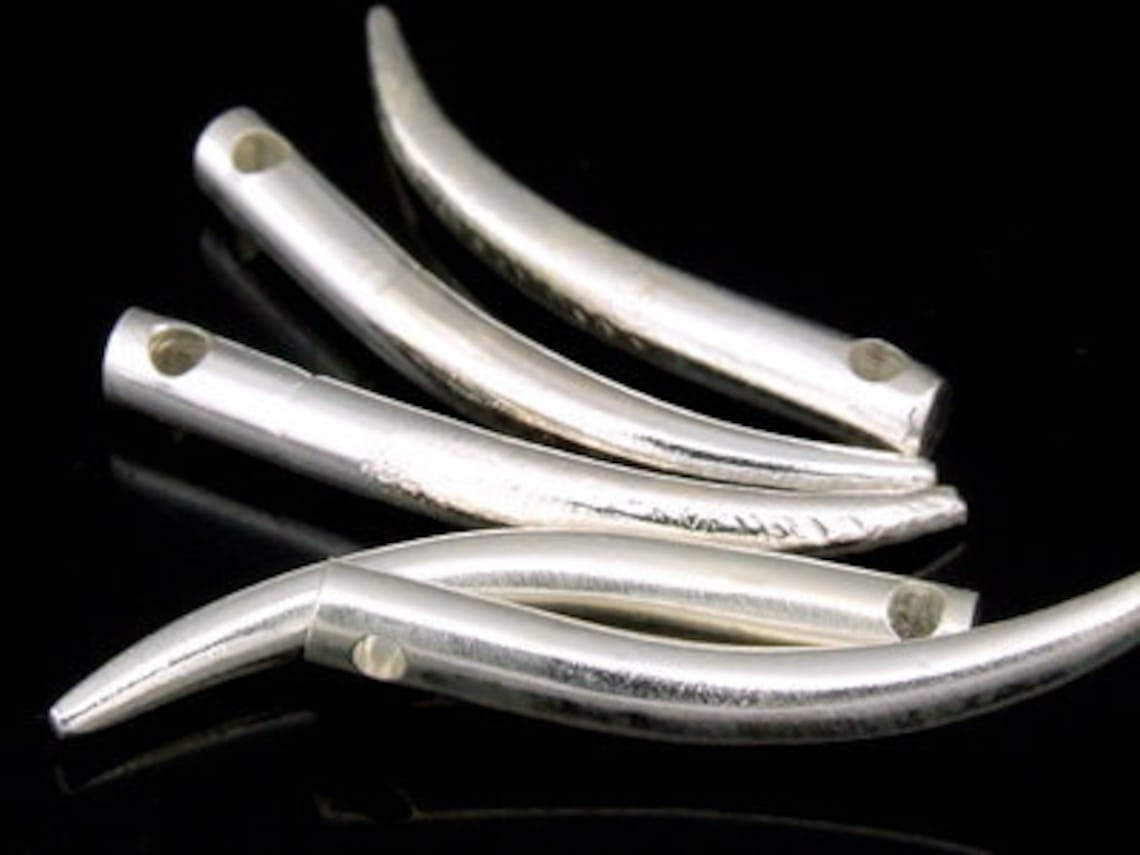 2KH-001 Thai Karen Hill Tribe Handmade Silver 8 Tusk Shape - Etsy