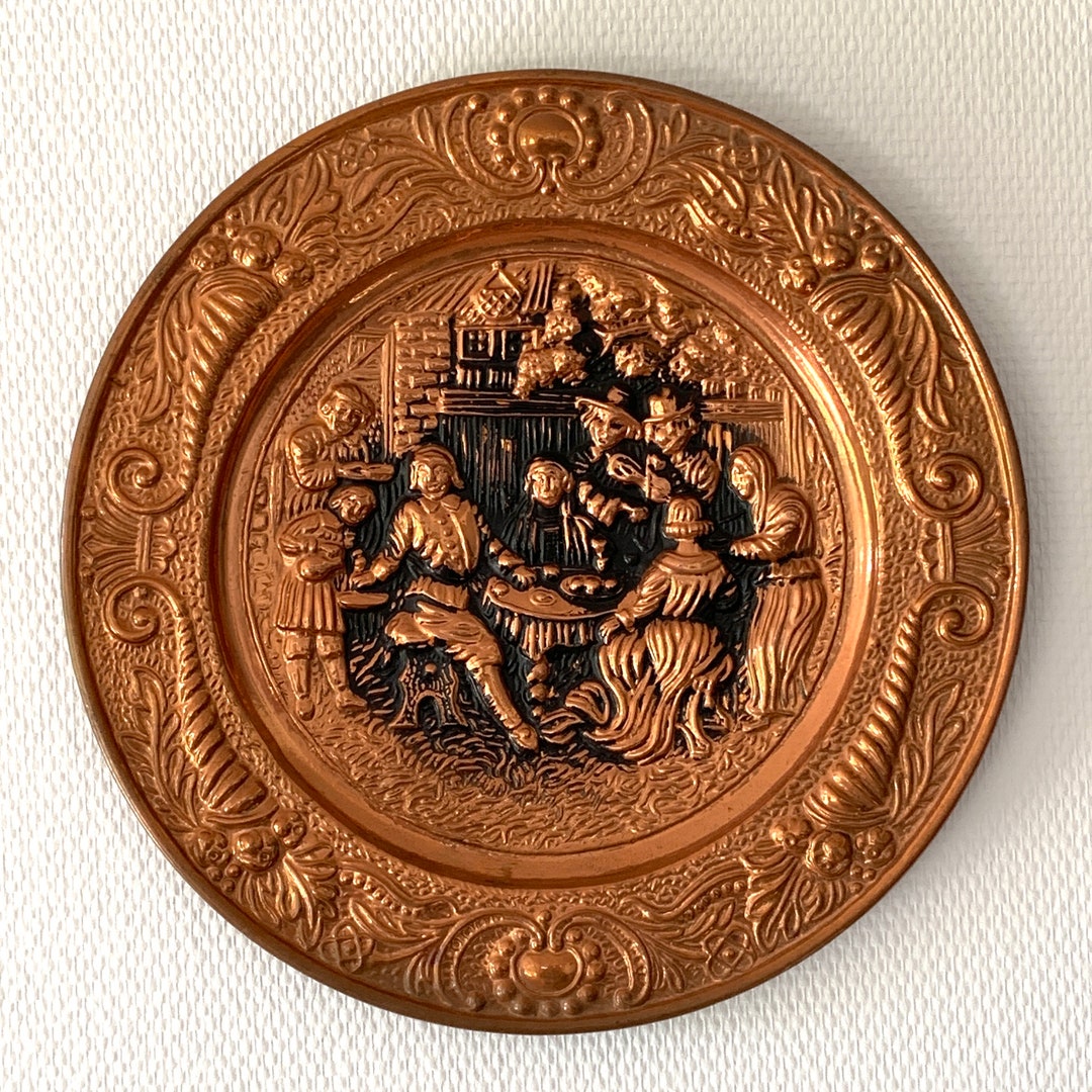 Vintage Copper Wall Art, Rustic Wall Hanging, Wall Decor, Rustic Art ...