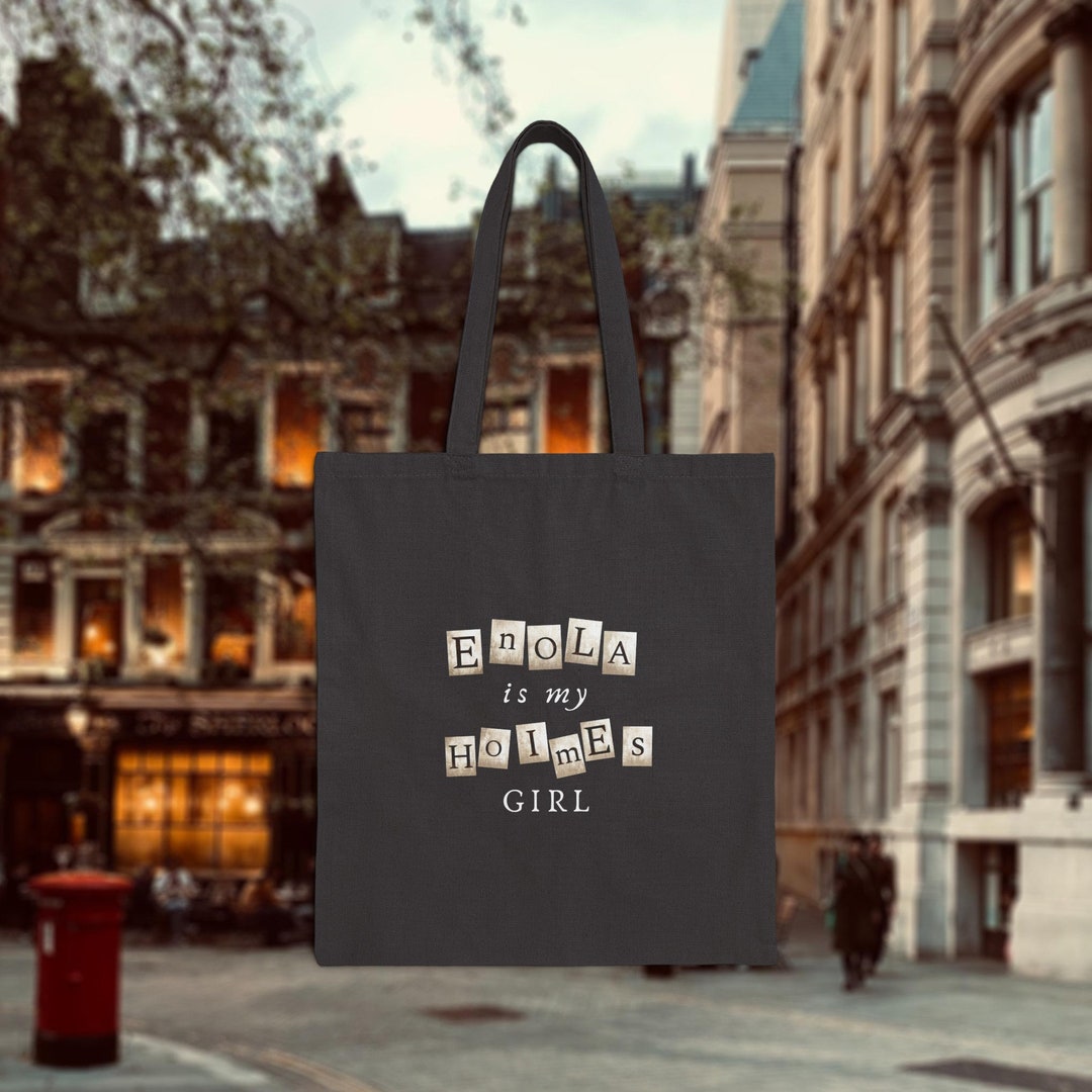 Enola Holmes Canvas Tote Bag, Enola Holmes Merch, Enola Holmes Gifts ...