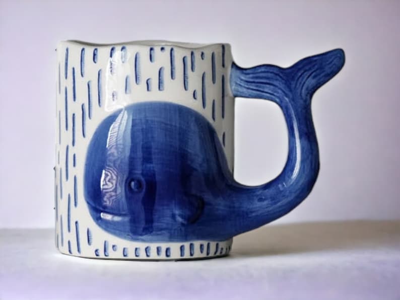 Handmade Ceramic Whale Mug Whale Design Coffee Cup Cute Animal Mug-cute ... Handmade Ceramic Whale Mug Whale Design Coffee Cup Cute Animal Mug-cute ...
