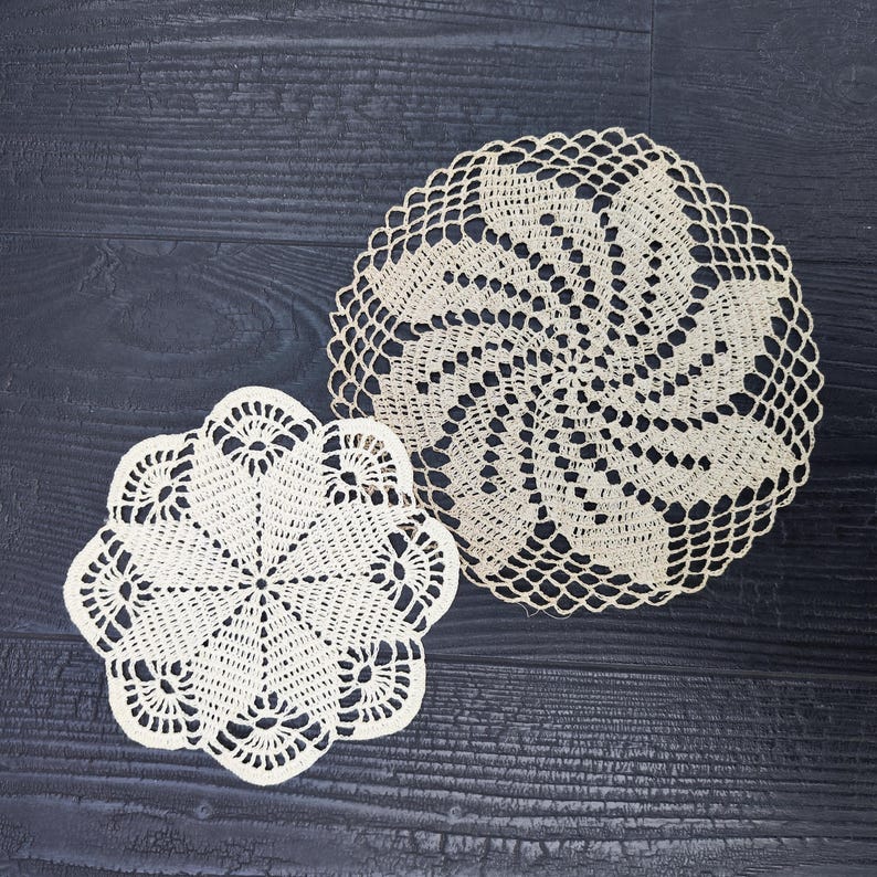 Openwork Cotton Napkins, Crochet Doily, Handmade, Lace Crochet Napkin ...