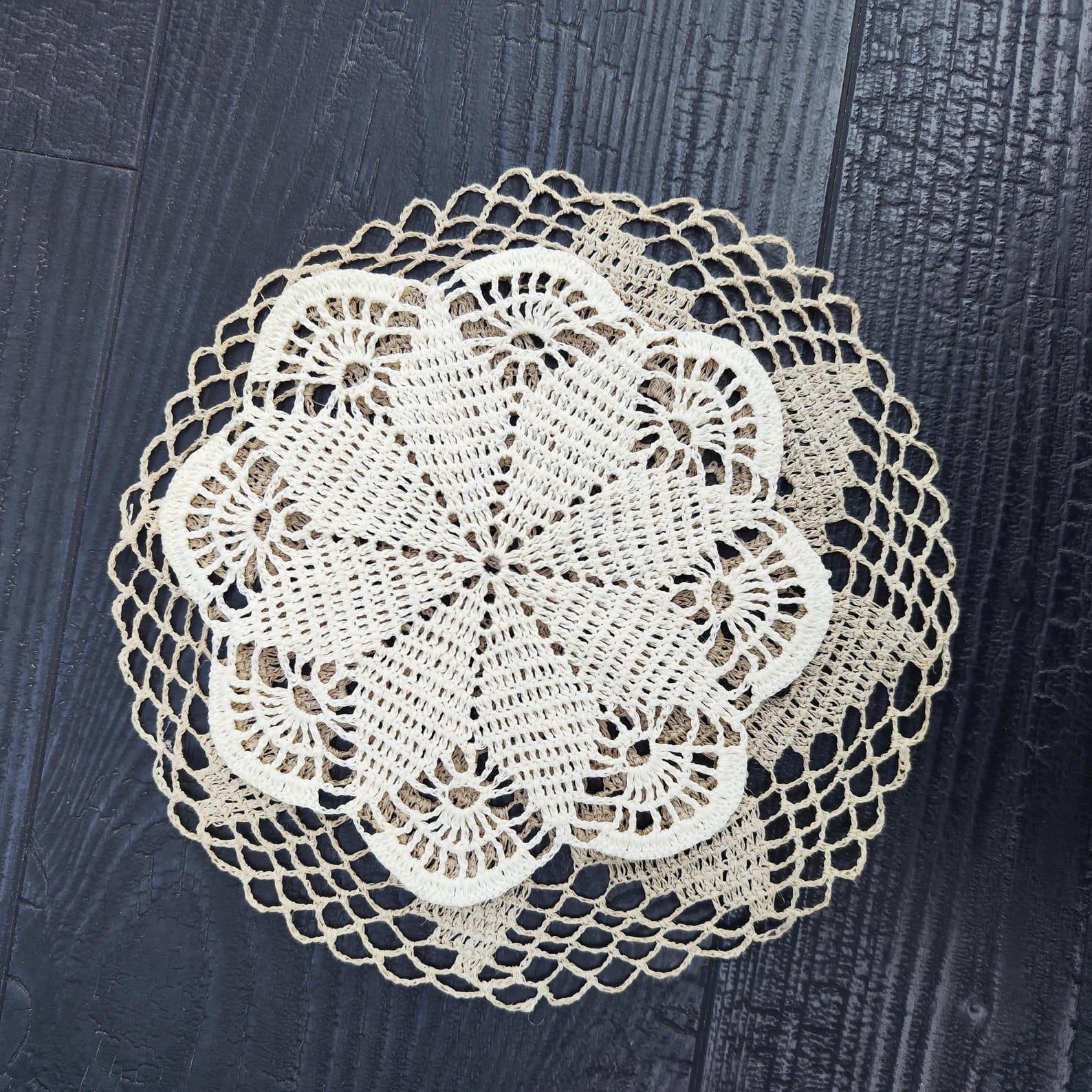 Openwork Cotton Napkins, Crochet Doily, Handmade, Lace Crochet Napkin ...