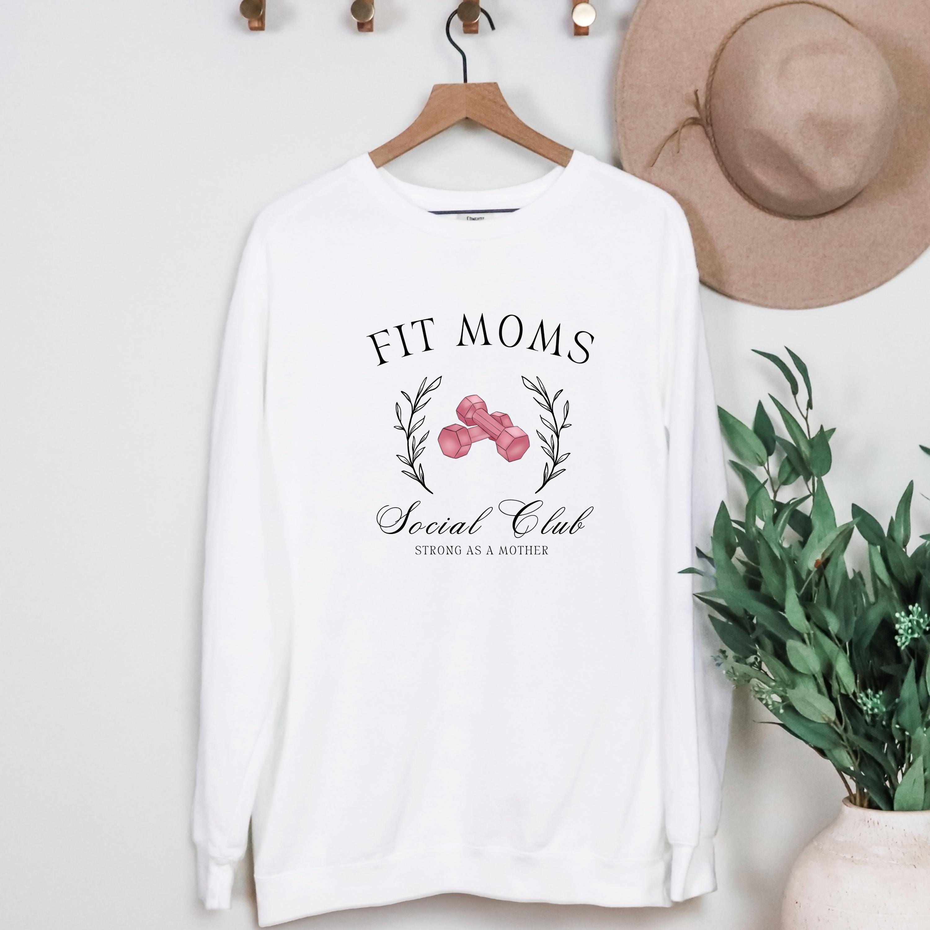 FIT MOMS Social Club PNG: Fitness Mom Life Design (digital Download) - Etsy