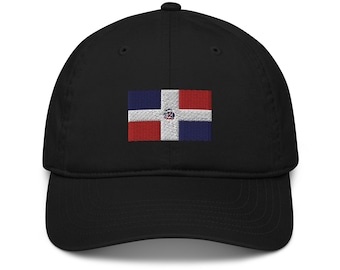 Dominican Republic Flag Circle Baseball Cap Hat Hook & Loop Closure - Etsy