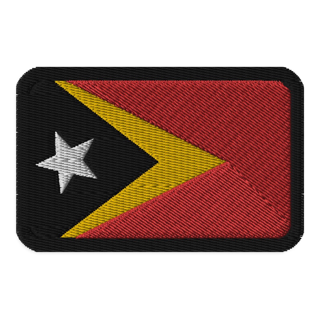 Timor-leste Flag Embroidered Patch - Etsy