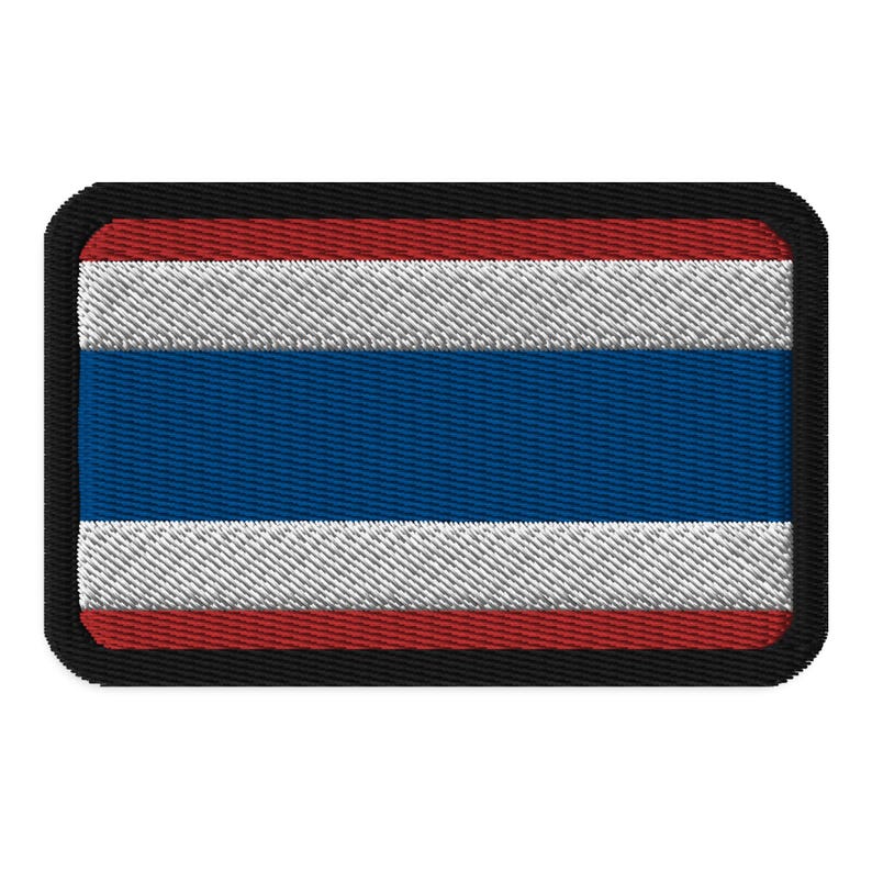 Thailand Flag Embroidered Patch - Etsy