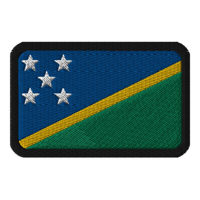 Solomon Islands Flag Embroidered Patch - Etsy