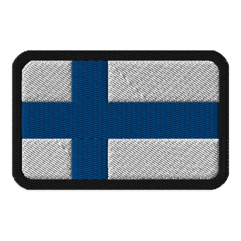 Finland Flag Embroidered Patch - Etsy
