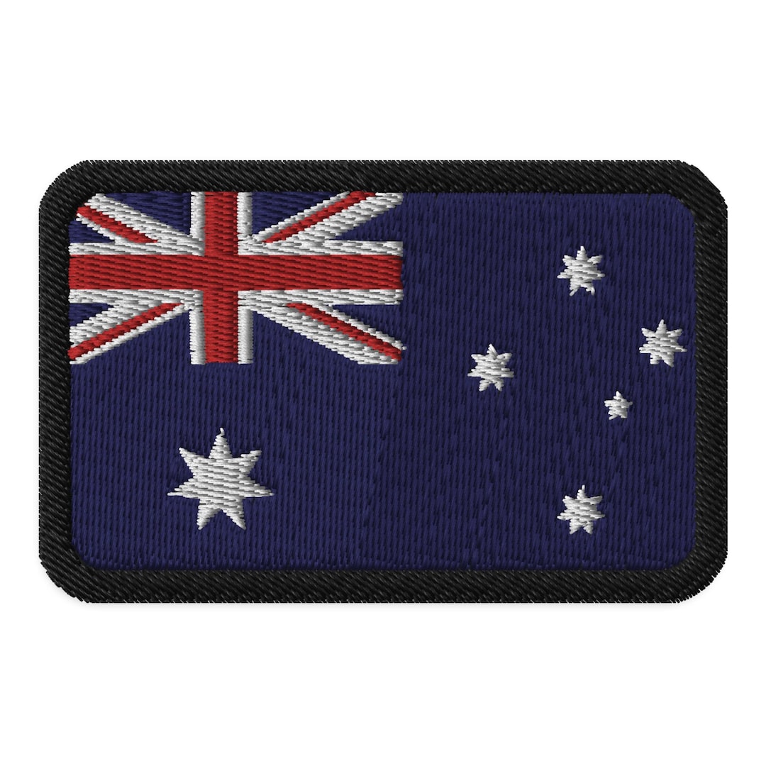 Australia Flag Embroidered Patch - Etsy