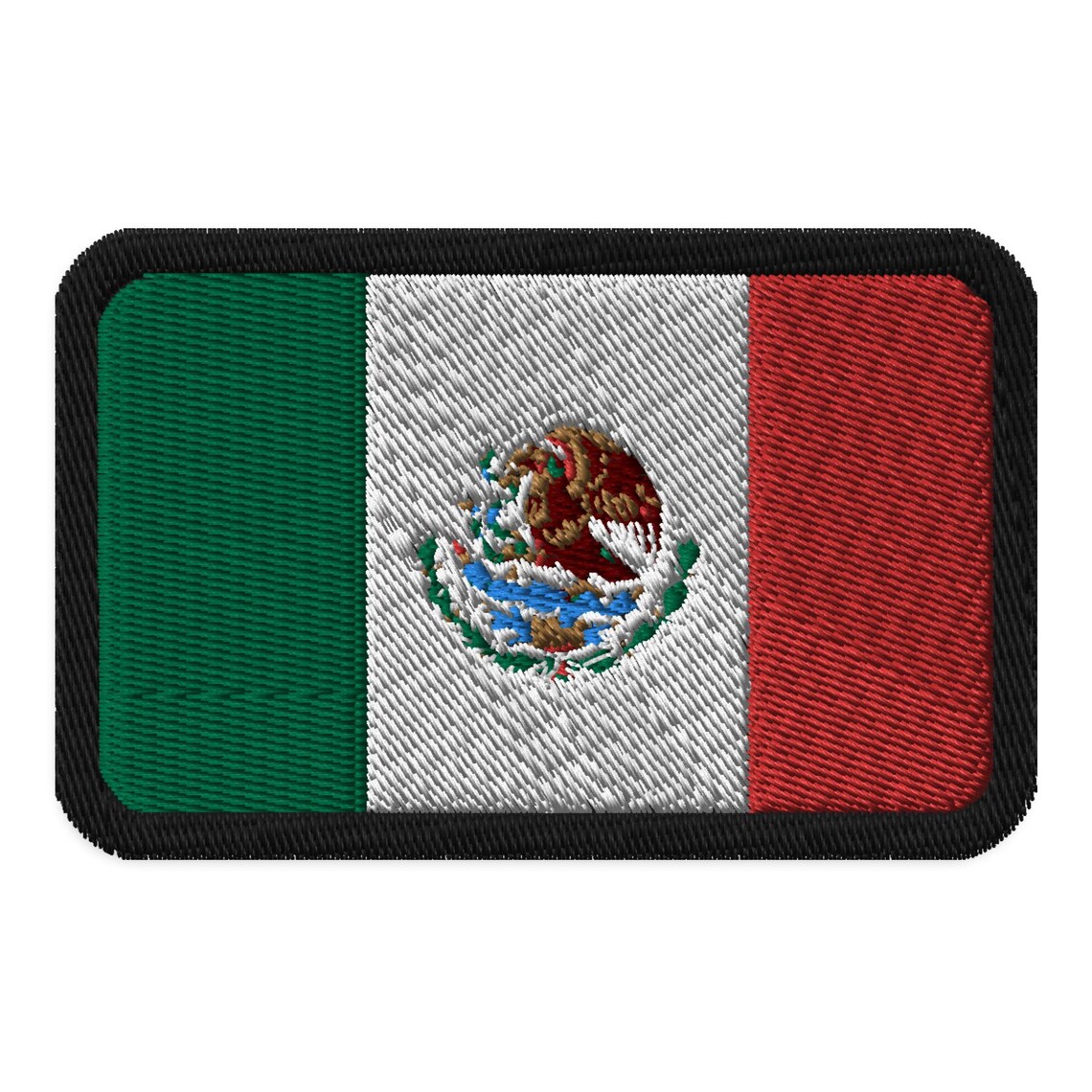 Mexico Flag Embroidered Patch - Etsy