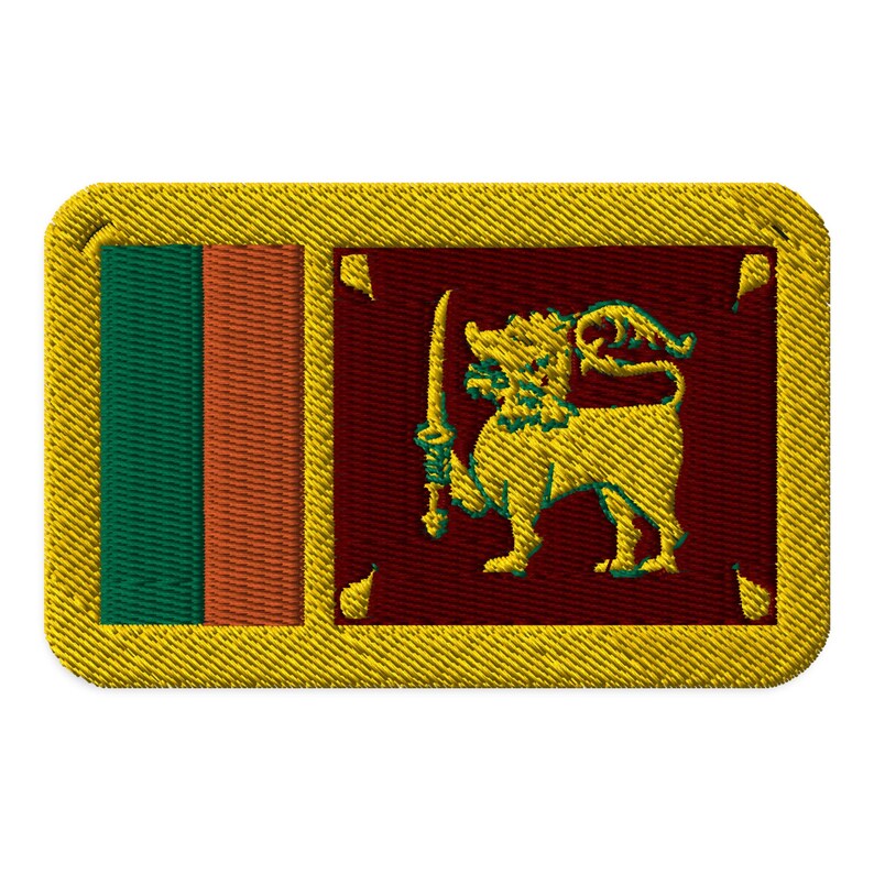 Sri Lanka Flag Embroidered Patch - Etsy