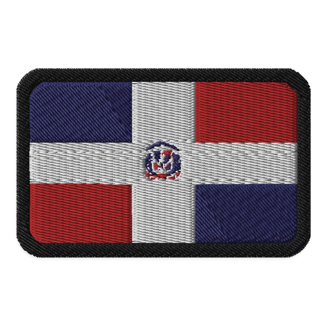 Dominican Republic Flag Embroidered Patch - Etsy