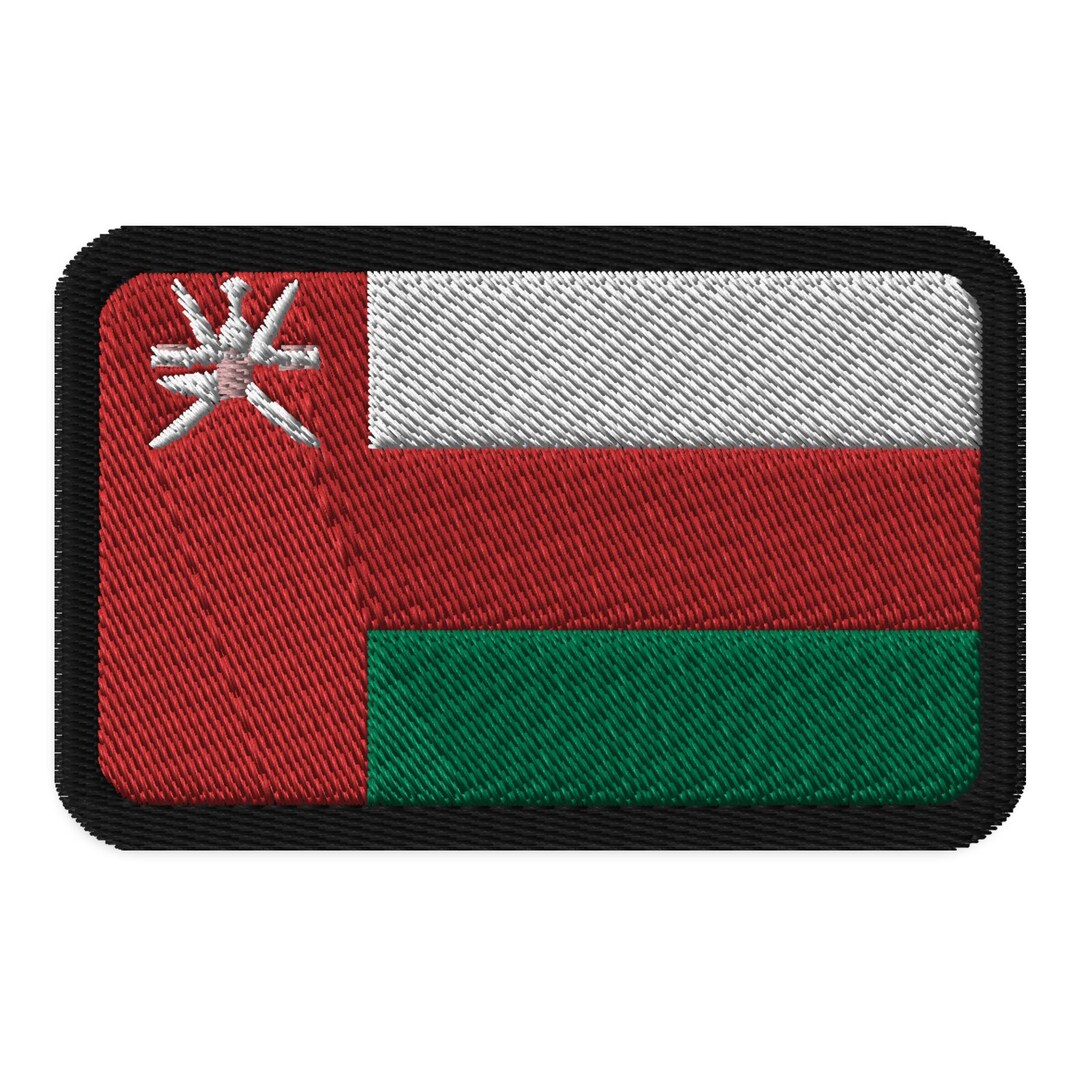 Oman Flag Embroidered Patch - Etsy