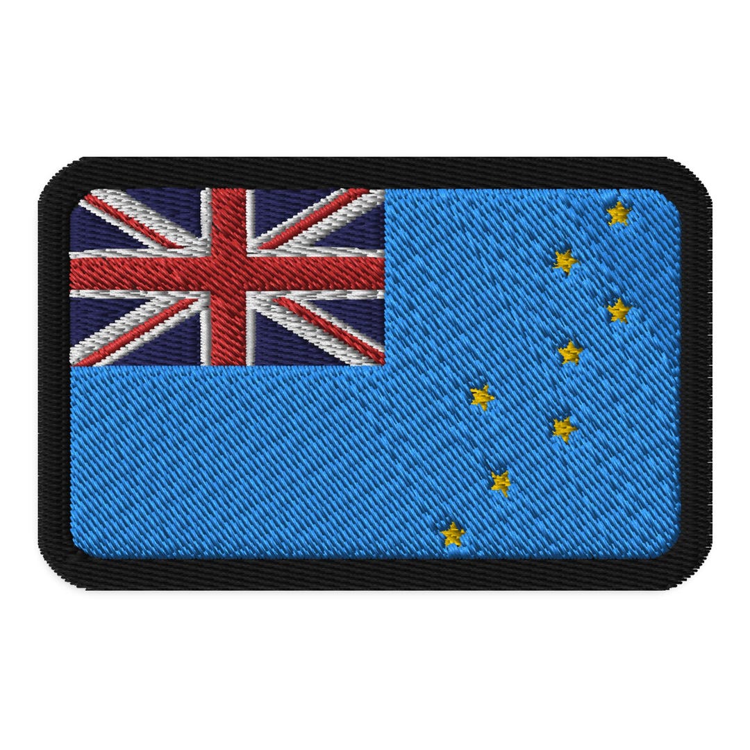 Tuvalu Flag Embroidered Patch - Etsy