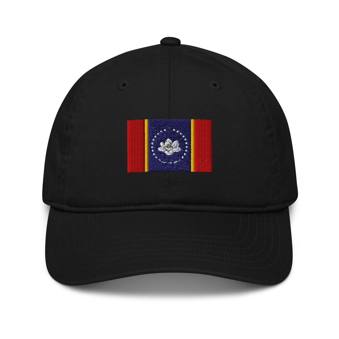 Mississippi State Flag Dad Hat – Embroidered Cap – State Flag Hat ...