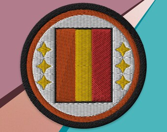 Royal Coat of Arms Embroidered Patch Iron / Sew on Badge UK British ...