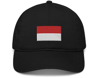 Indonesia Flag Circle Baseball Cap Hat Hook & Loop Closure - Etsy