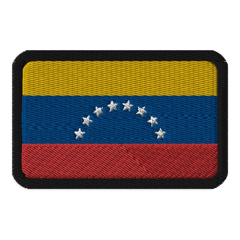Venezuela Flag Embroidered Patch - Etsy