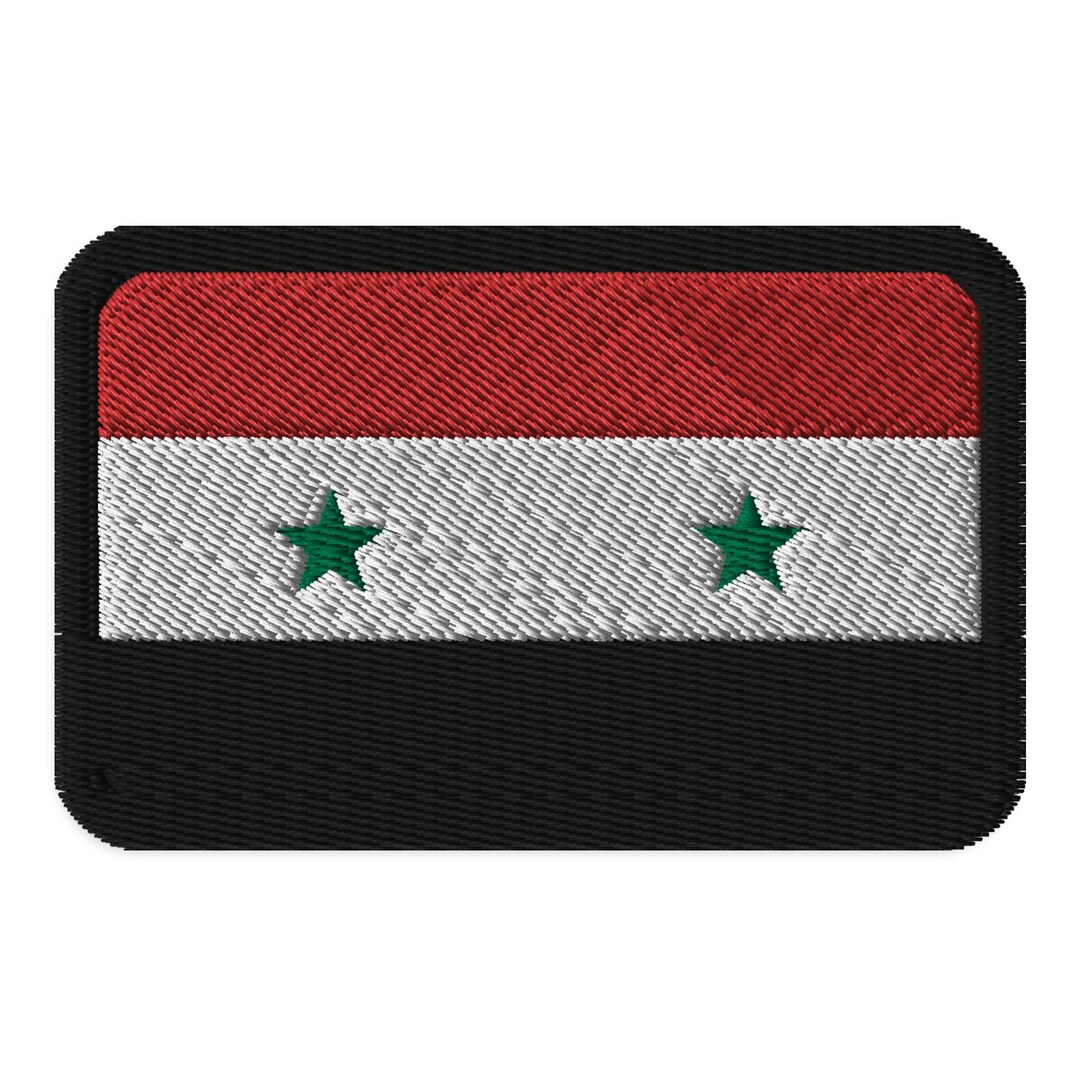 Syria Flag Embroidered Patch - Etsy