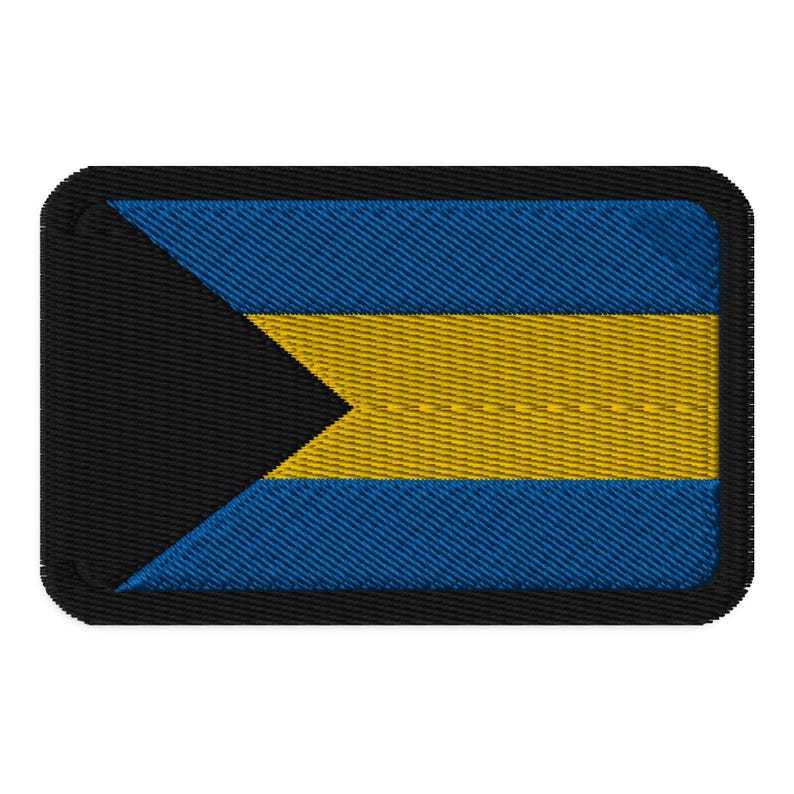 Bahamas Flag Embroidered Patch - Etsy