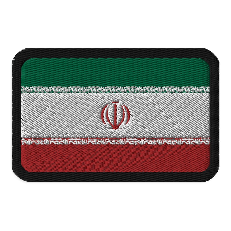 Iran Flag Embroidered Patch - Etsy