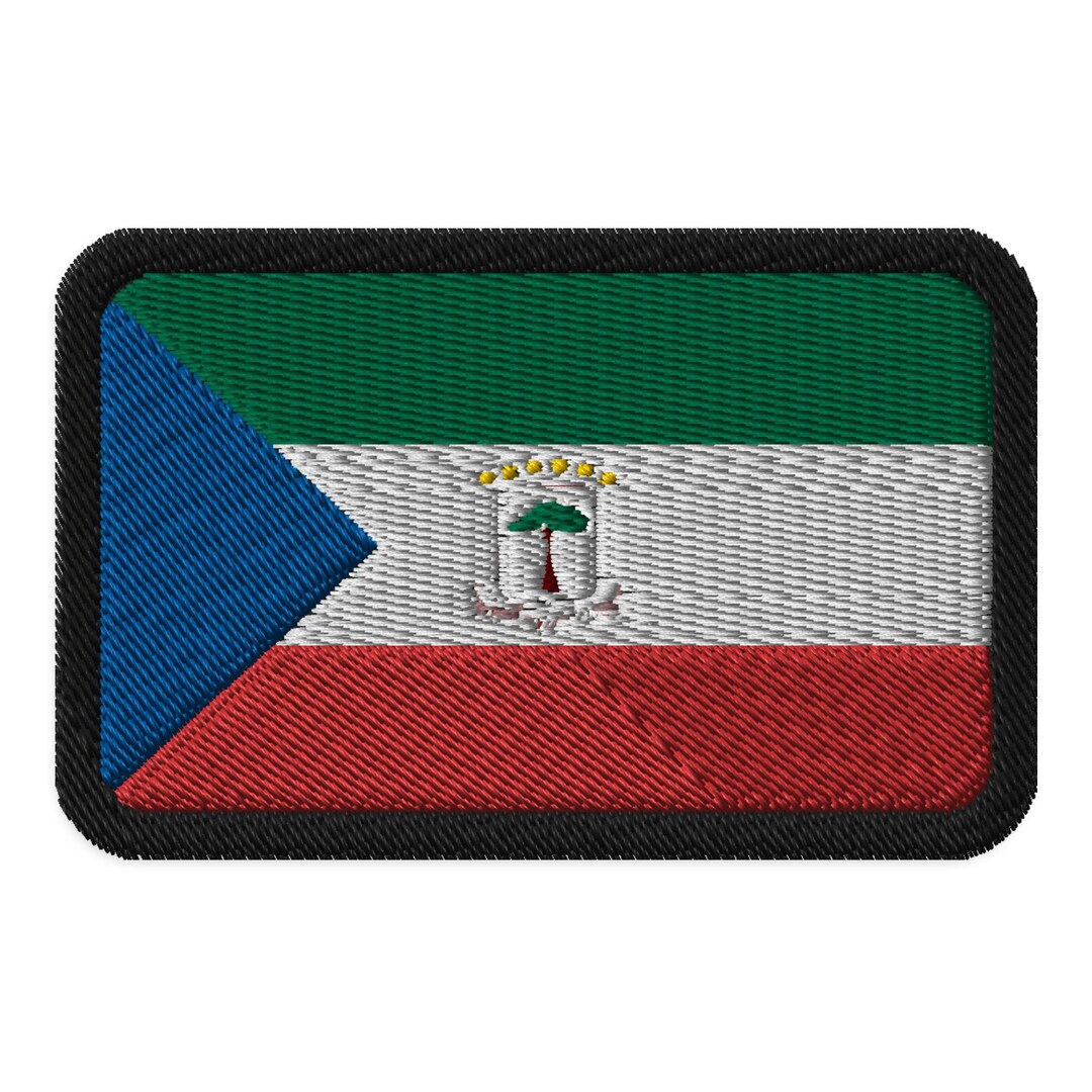 Equatorial Guinea Flag Embroidered Patch - Etsy