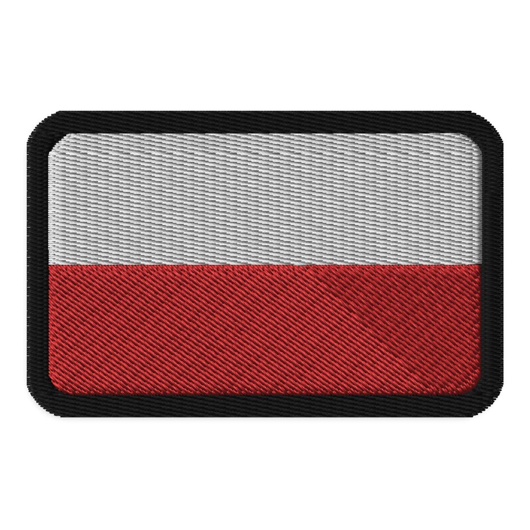 Poland Flag Embroidered Patch - Etsy