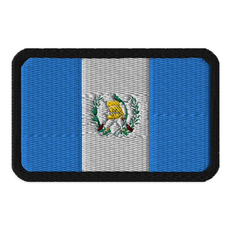 Guatemala Flag Embroidered Patch - Etsy
