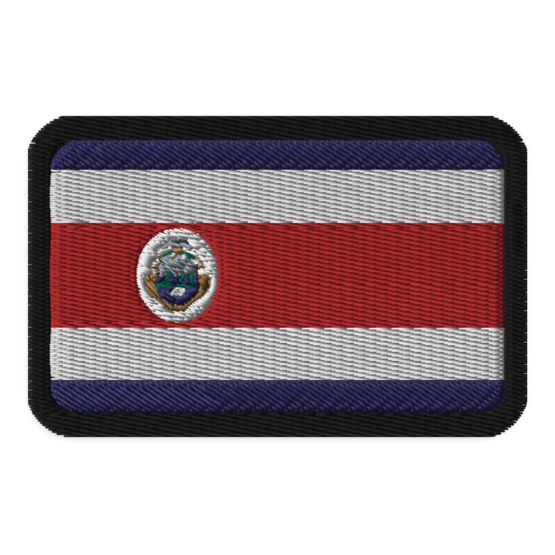 Costa Rica Flag Embroidered Patch - Etsy