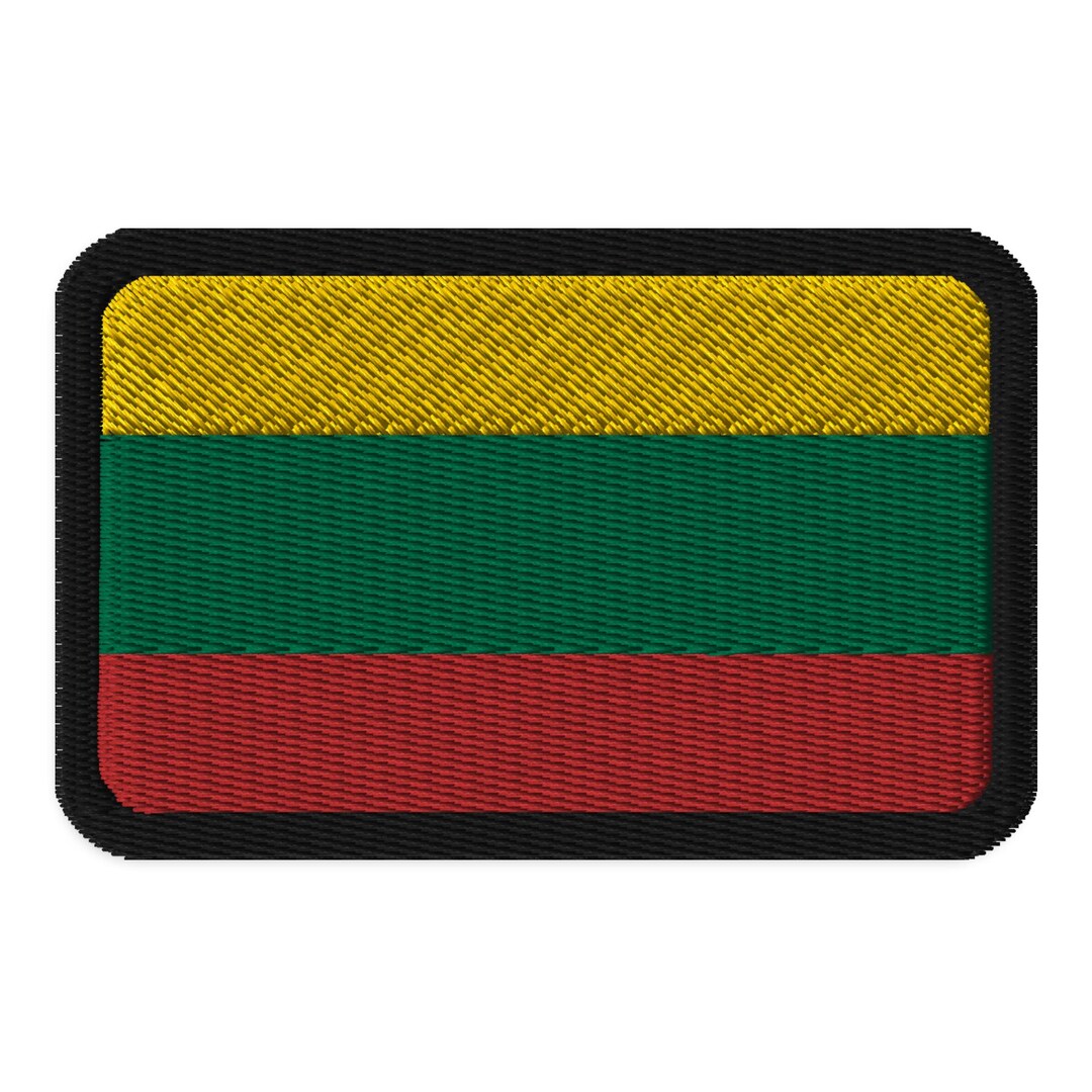 Lithuania Flag Embroidered Patch - Etsy