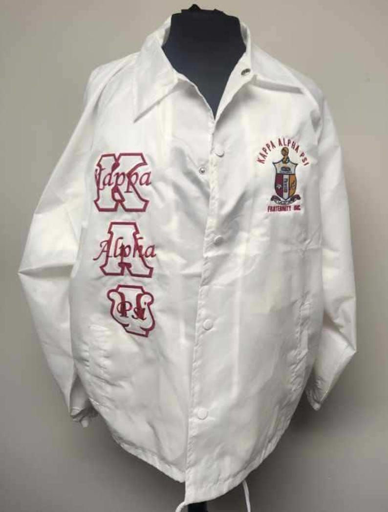 White Kappa Alpha Psi Line Jacket - Etsy