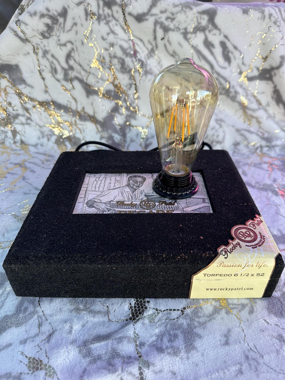 Wooden Cigar Box Lamps - Etsy