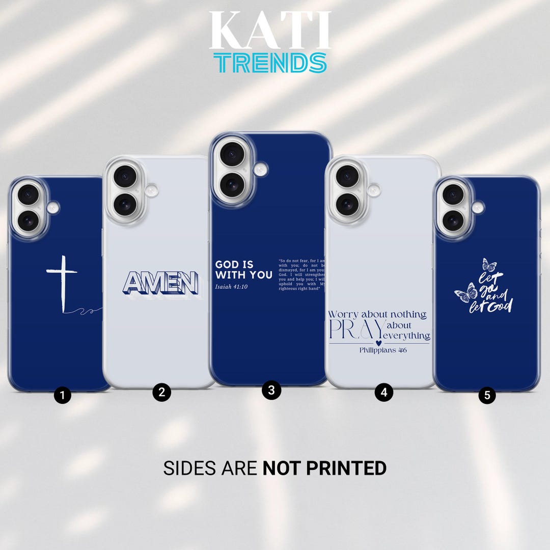 Jesus Lord Phone Case Bible Verse Cover for iPhone 16 15 14 13 12 Pro ...