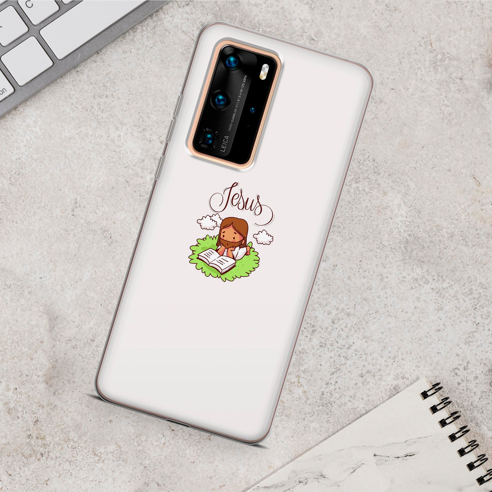 Jesus Love Phone Case Animated Christ Cover for Samsung S24 Ultra, S23 ...