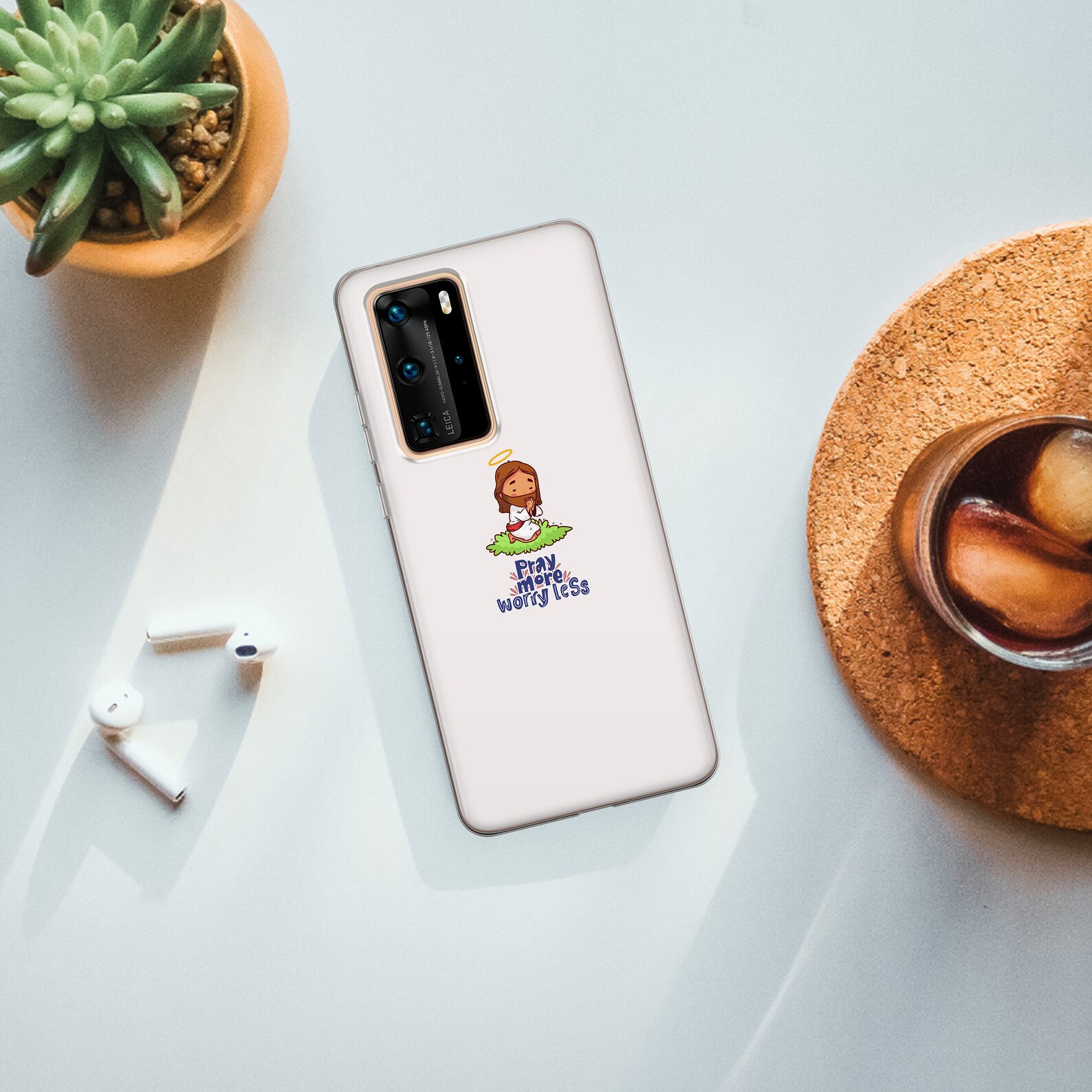 Jesus Love Phone Case Animated Christ Cover for Samsung S24 Ultra, S23 ...